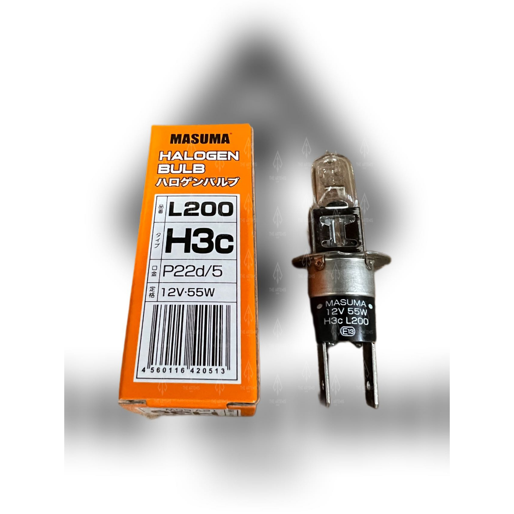 MASUMA JAPAN CAR BULB(H3C 3000K)(12V 55W)(HARGA SEKOTAK(10 BIJI)/ONE BOX PRICE(10 PCS) | Shopee ...