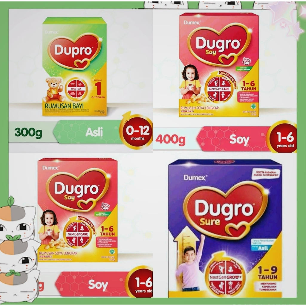 💥READY STOCK💥Dumex Dupro 1 (300g)Soy (400g)Sure (600g )多美滋 Dupro 1 ...