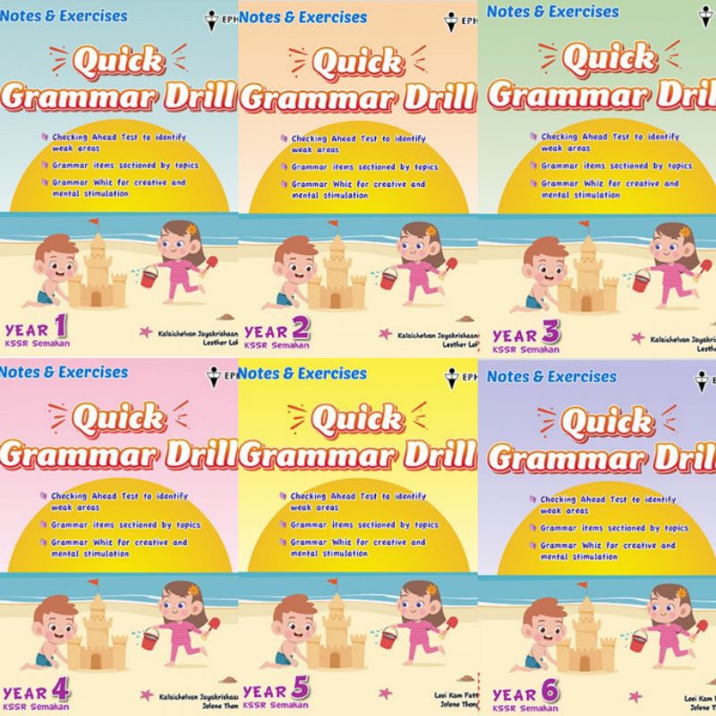 READY STOCK Tahun1-6 Primary School SJKC Notes & Exercises Quick ...