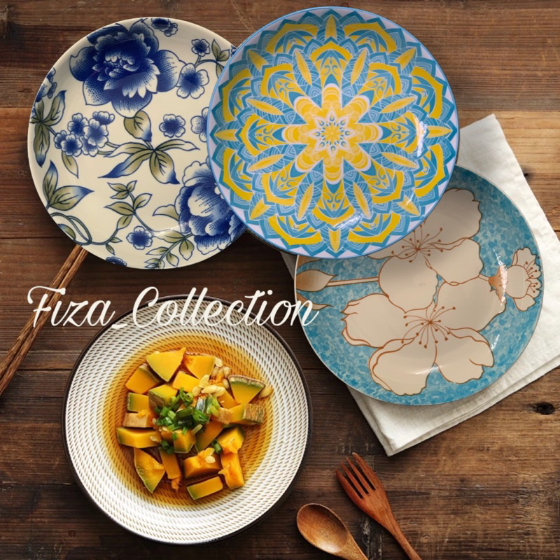 Nordic Style Ceramic Plate 8" Inch | Shopee Malaysia