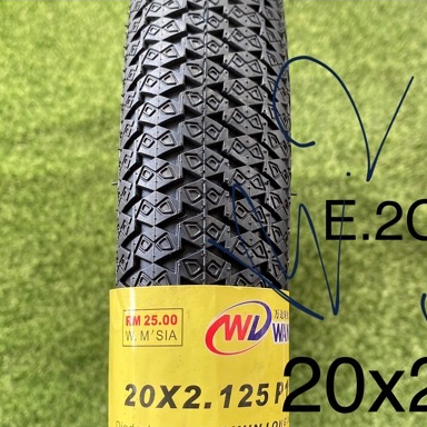 Tayar Lebar Basikal 20x2.125 Road Tyre Folding Bike/Kids Bike/BMX Ready ...