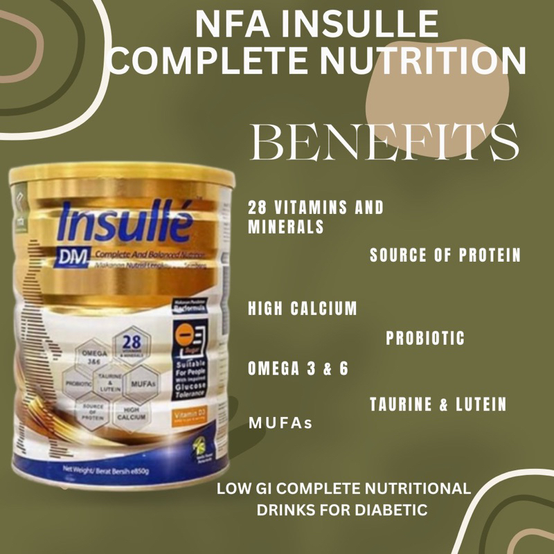 NFA Insulle Complete Nutrition 850G | Shopee Malaysia