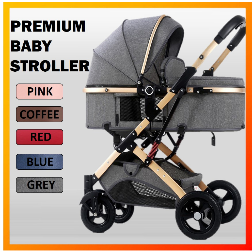 Premium Baby Stroller Kereta Tolak Baby Trolley Troly Trolly Troli Baby ...