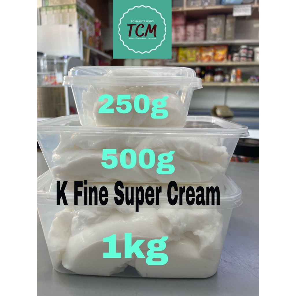 [Halal] K Fine Super Cream/K Fine Pelembut Roti/K Fine Cream 250g/500g ...
