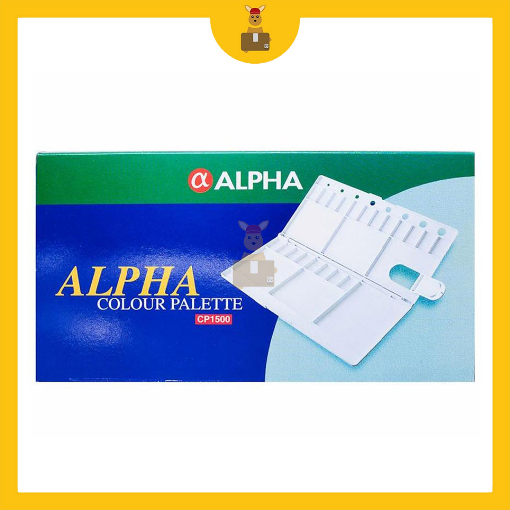 ALPHA Colour Palette Artist Water Color Paint Plastic Palette CP1500 ...