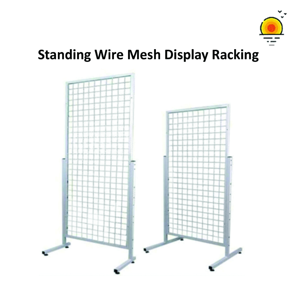 Standing Wire Mesh Display Racking | Shopee Malaysia