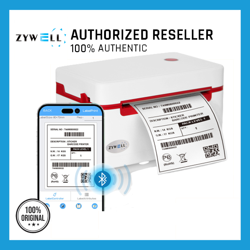 Zywell ZY-909 Thermal Barcode Printer (Bluetooth & USB) | Shopee Malaysia