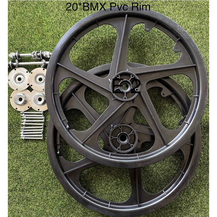 20" Bicycle PVC Sport Rim BMX JIPANG Basikal 20" plastic wheelset ...