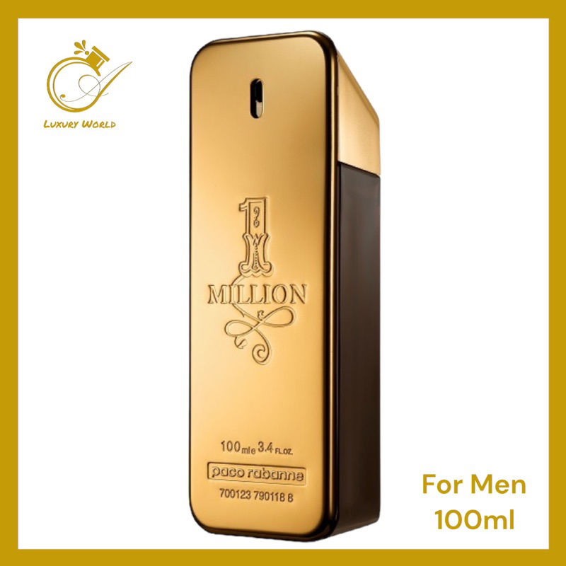 💯% Original 1 (One) Million EDT 100ml for Men | Shopee Malaysia