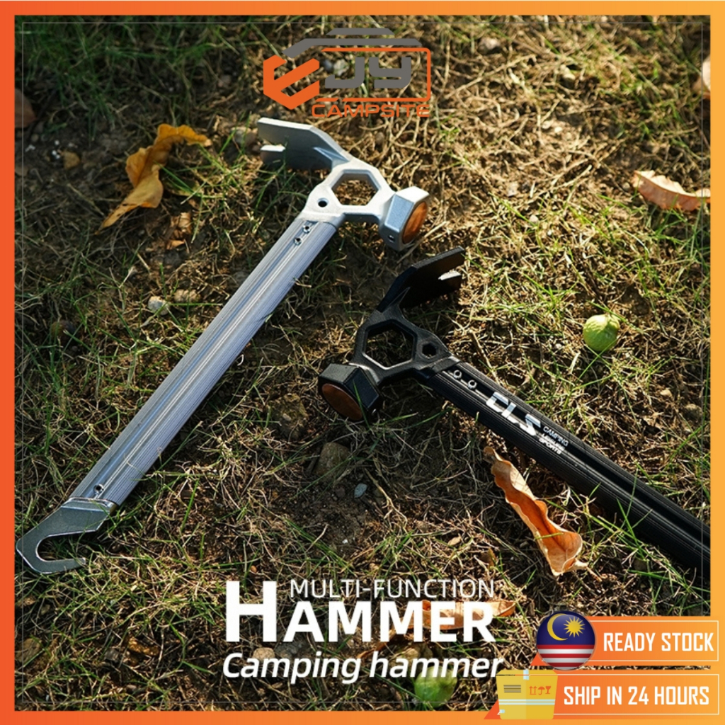 Camping Hammer Aluminium Camping Equipment Steel Camp Hammer Tent Peg ...