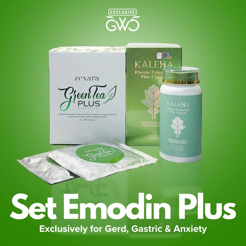 Emodin Plus (Kaleha Rheum Plamatum Plus + Green Tea Plus) | Shopee Malaysia