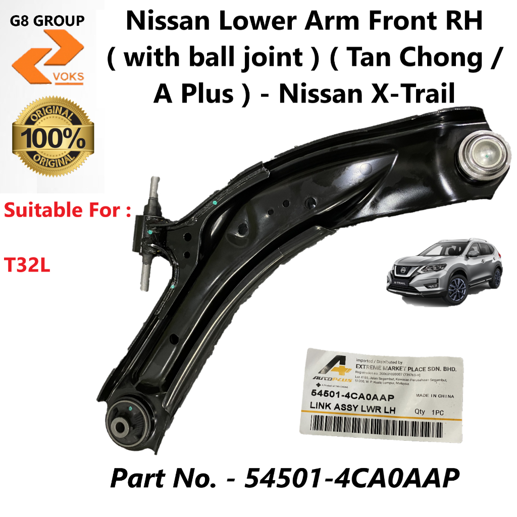 Nissan Lower Arm Front LH ( with ball joint ) ( Tan Chong / APlus ...