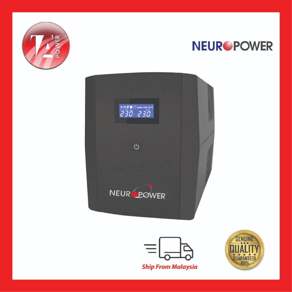 [PRE ORDER] NEUROPOWER CITY 1200 - USB Line Interactive UPS 1200VA ...