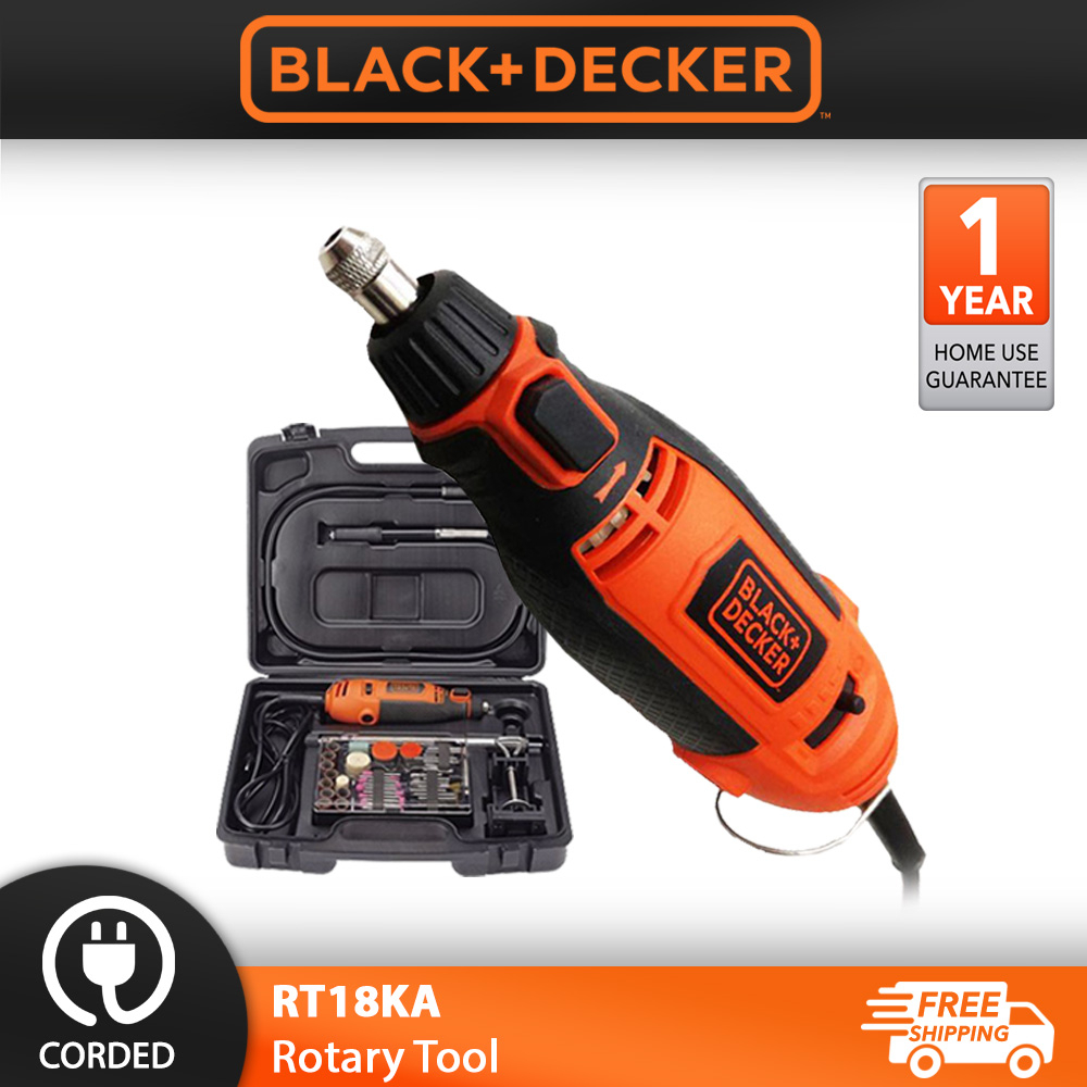 BLACK & DECKER Rotary Tools with Standard DIY Accessories (114 Pcs ...