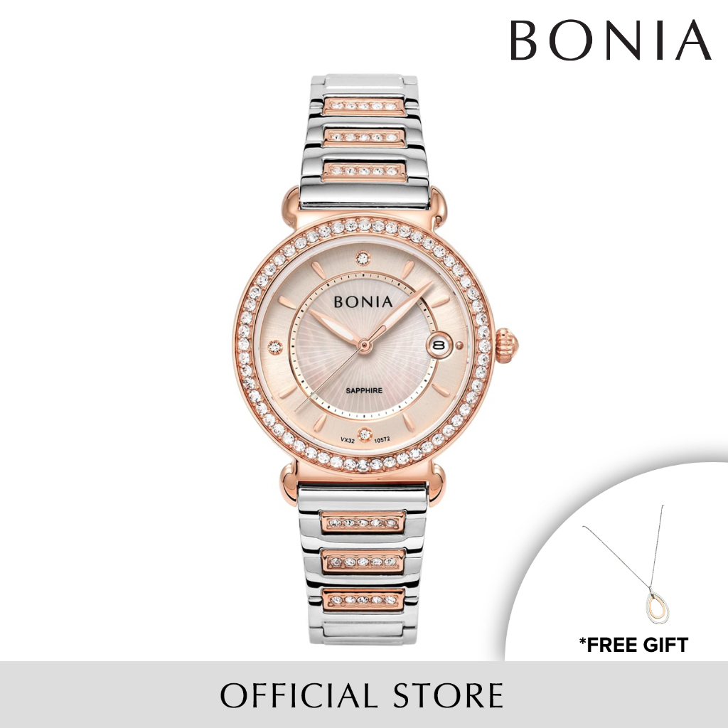 Bonia Cristallo Women Watch Elegance BNB10572-2672S | Shopee Malaysia