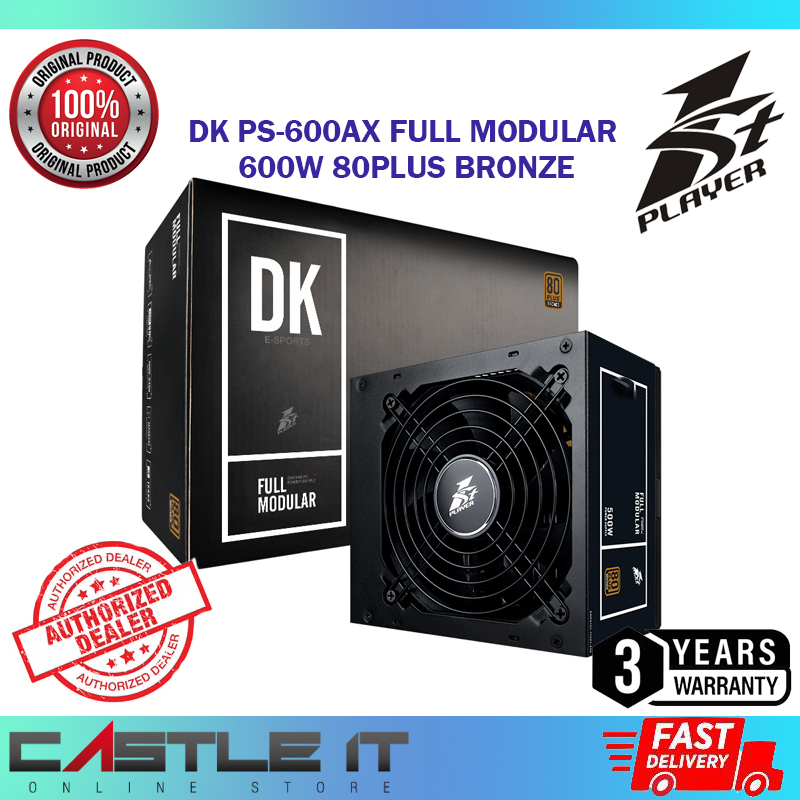 1st Player DK 800W 700W 600W 500W 80PLUS BRONZE Premium Full Modular ...