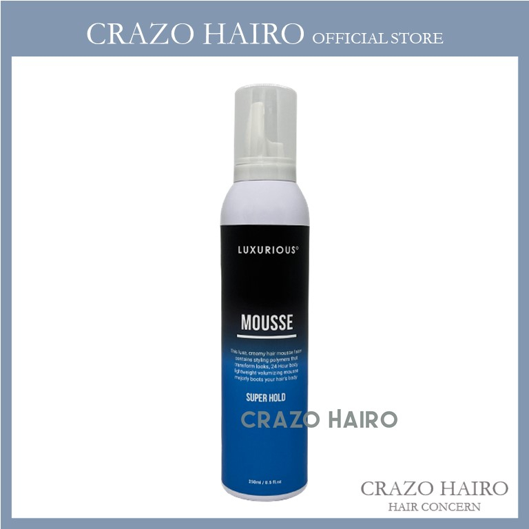 Luxurious Hair Styling Mousse 250ml (Super Hold) | Shopee Malaysia
