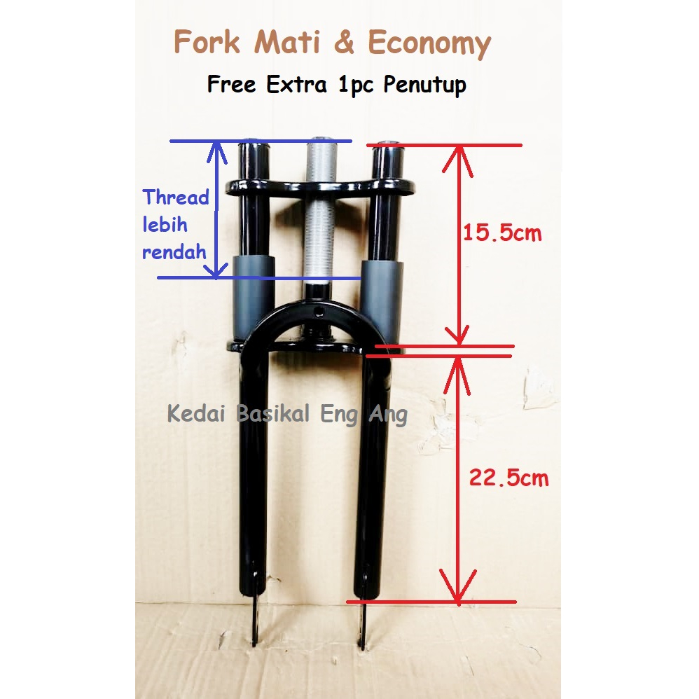 Fork Double mati lowered habis untuk basikal size 20" lebih nipis ...