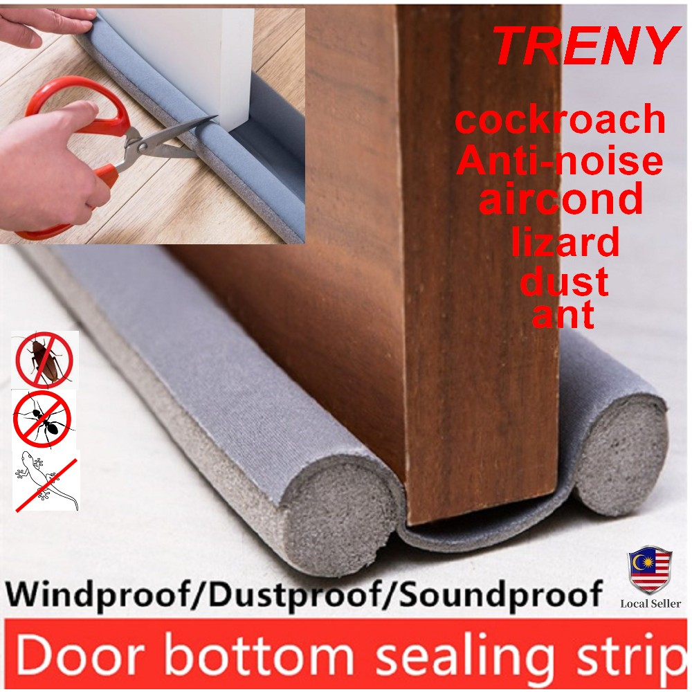 TRENY Bawah Pintu Penutup Lubang Bawah Pintu Door Gap Bottom Seal Sound ...