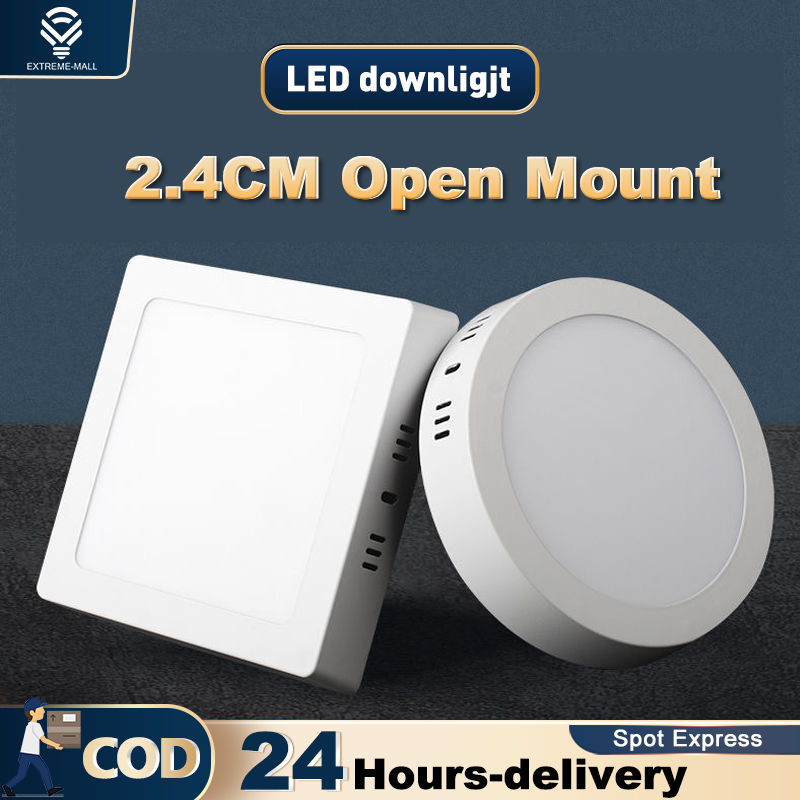 LED Downlight 18W 24W 30WSurface Downlight Black White Lampu downlight ...