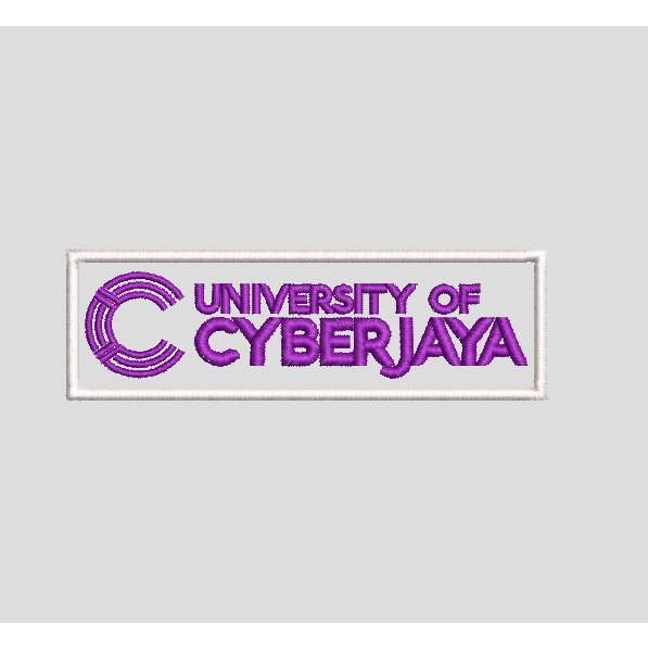 Embroidery Patch University Of Cyberjaya | Shopee Malaysia