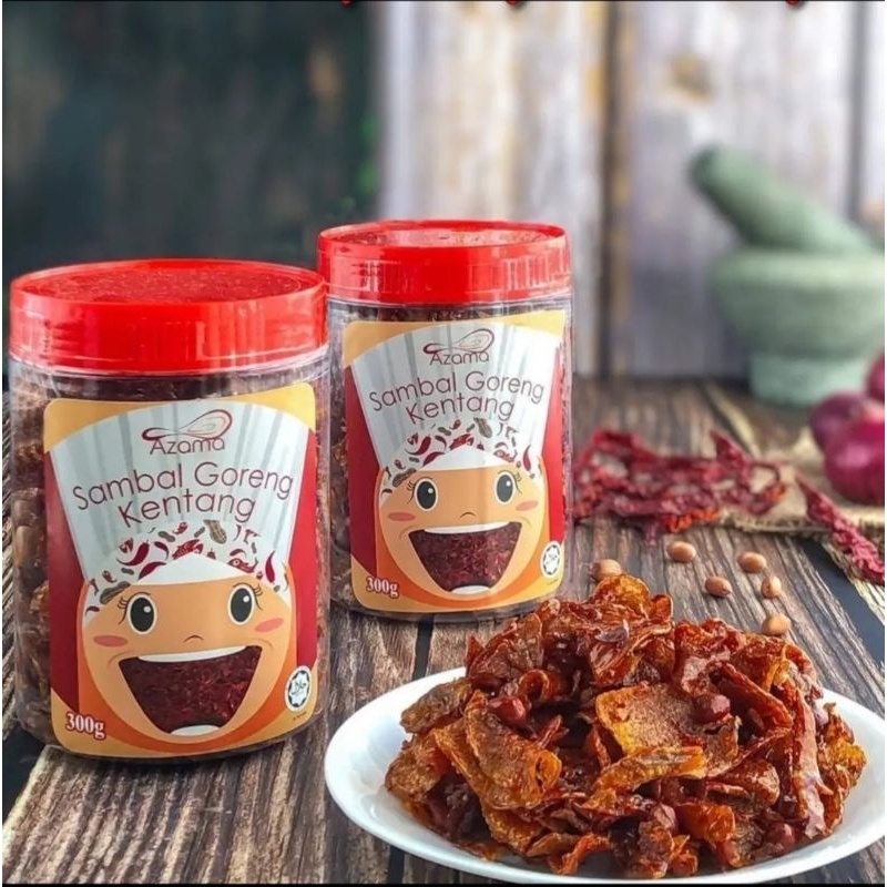 Sambal Goreng Kentang Azama/ Sambal Kentang Viral Kekyah | Shopee Malaysia