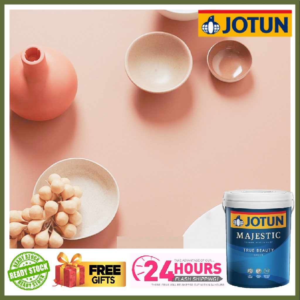 JOTUN 15L 2031 CORAL Majestic True Beauty Sheen /Cat Dalam Kilat/Cat ...