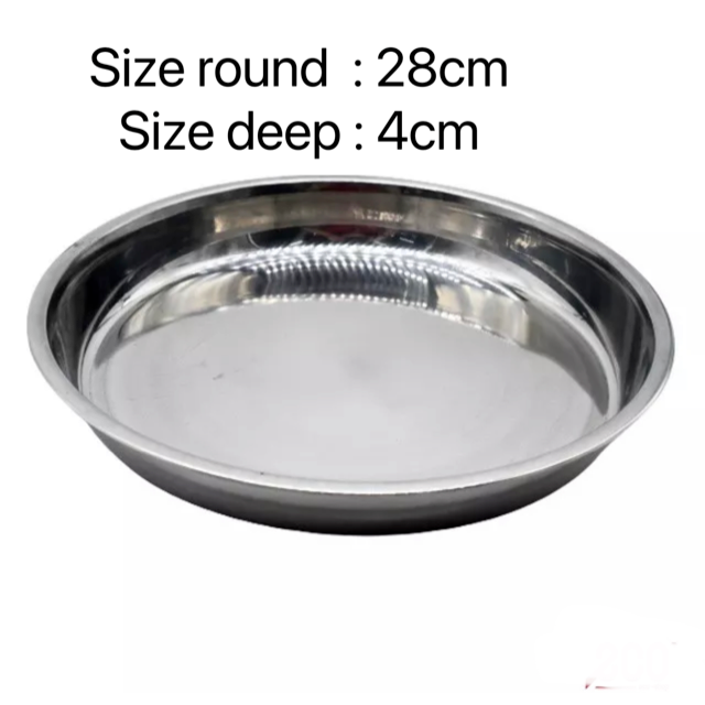 Metal Plate Stainless Steel Plate / Pinggan Makan Pinggan Besi Plate ...