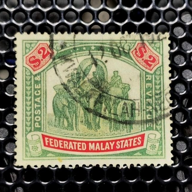 Federated Malay States Stamps 1922 $2 | Setem Malaya | Shopee Malaysia