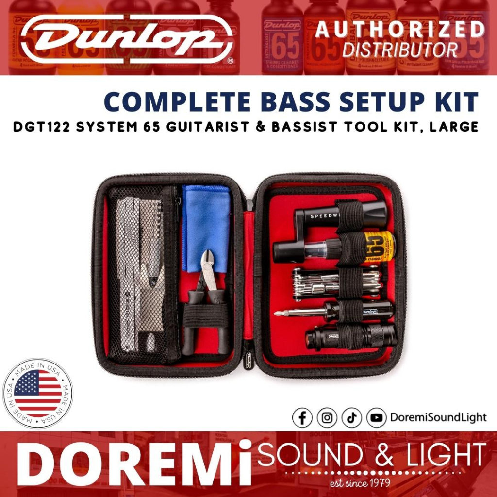 Jim Dunlop DGT122 System 65 Complete Guitar & Bass Setup | Shopee Malaysia