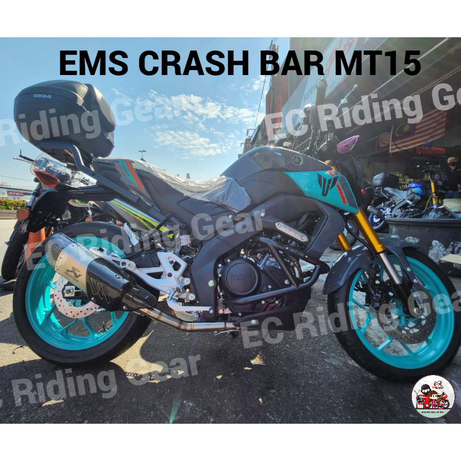 CRASH BAR ENGINE GUARD STUNT BAR EMS YAMAHA MT15 | Shopee Malaysia