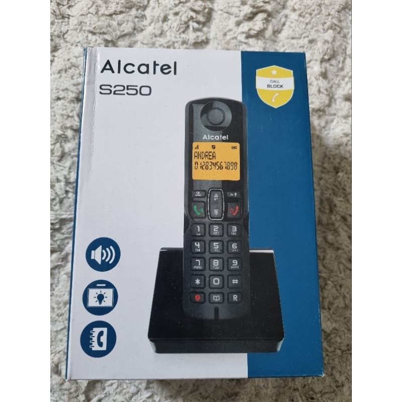 ***New*** Alcatel S250 Cordless Phone | Shopee Malaysia
