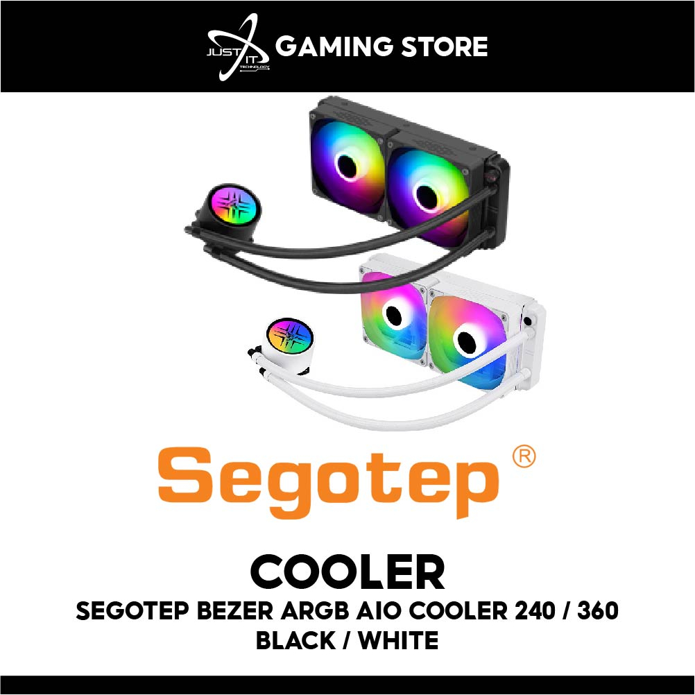 SEGOTEP BEZER ARGB AIO LIQUID COOLER ( BLACK / WHITE ) ( 240MM / 360MM ...
