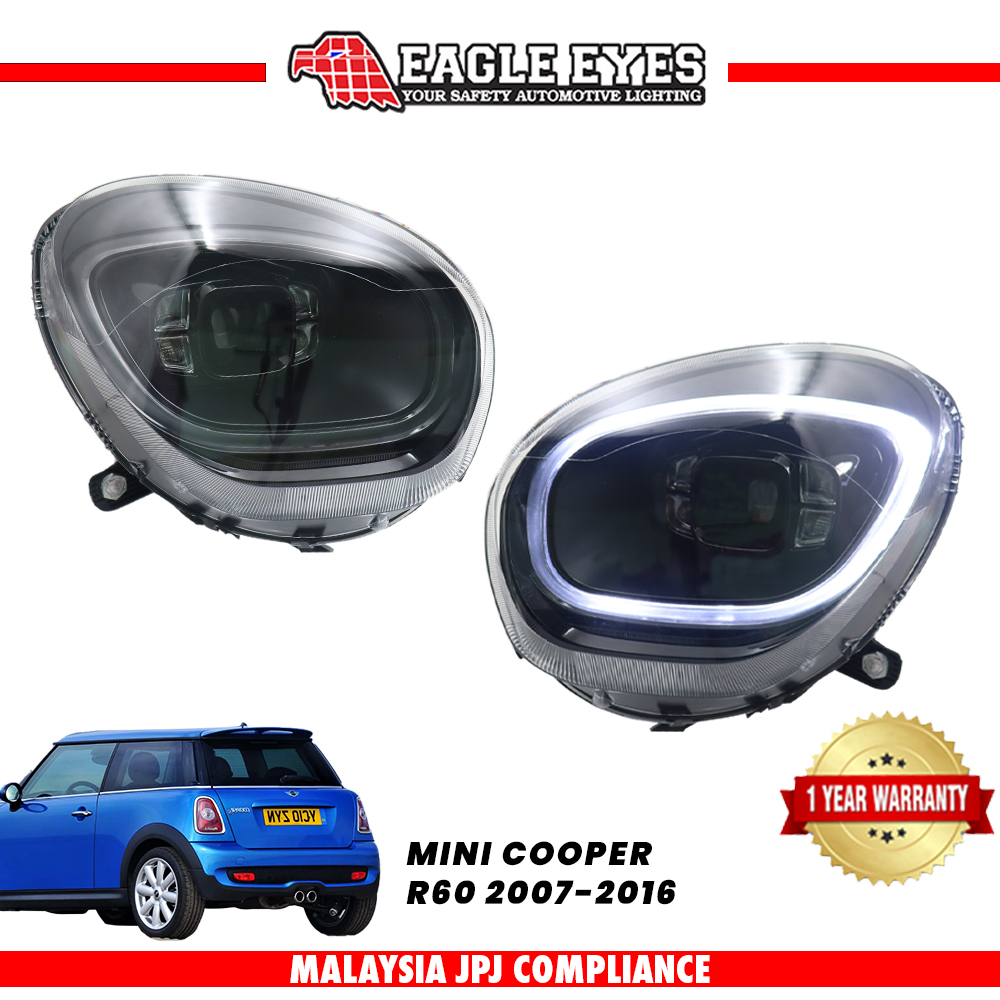 MINI COOPER COUNTRYMAN R60 2011-2016 PROJECTOR LED HI-LO BEAM RGB ...