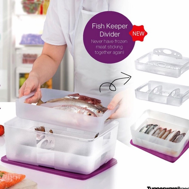 OFFER: Tupperware Freezermate 3.1L Frozen Fish Prawn Meat Chicken ...