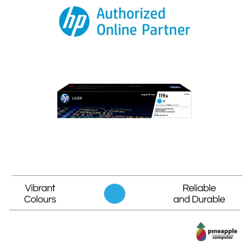 HP 119A Cyan Original Laser Original Toner Cartridge for HP 150 & 170 ...