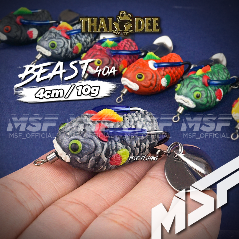 [MSF] Thai Dee Beast 40A Soft Frog | 4cm 10g | Umpan Tiruan Thailand ...