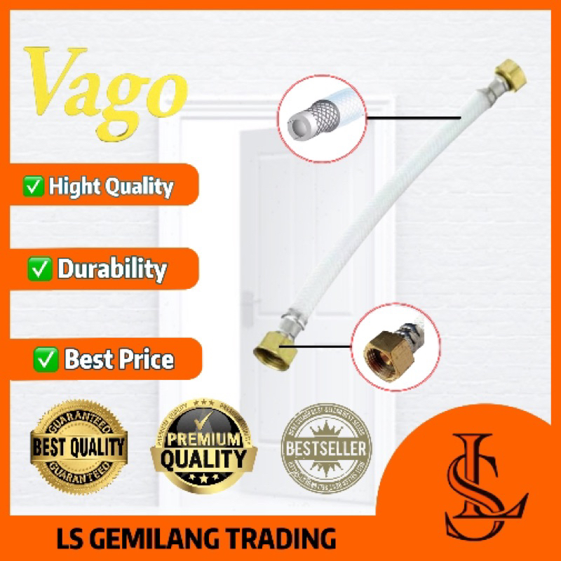 LS GEMILANG VAGO PN16 BAR HIGH PRESSURE FLEXIBLE HOSE 16bar toilet ...