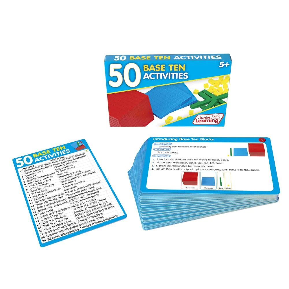 Junior Learning - 50 Base Ten Activities | Shopee Malaysia