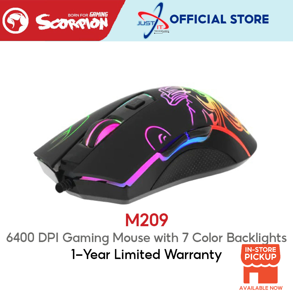 Marvo M209 Wired Gaming Mouse | Shopee Malaysia