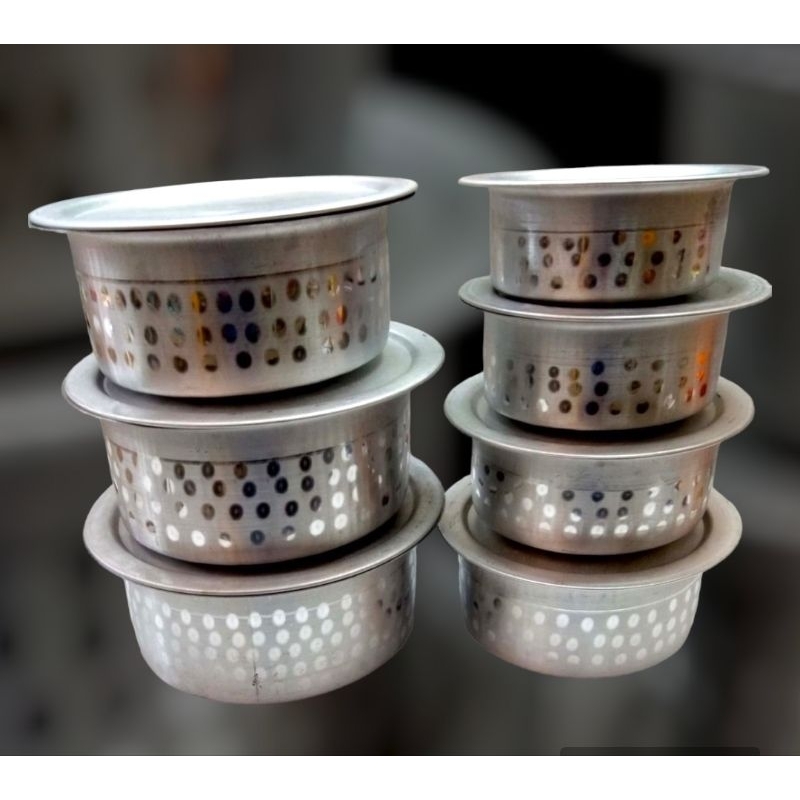 Aluminium hammer design topes set1x7/aluminium pottu paanai set heavy ...