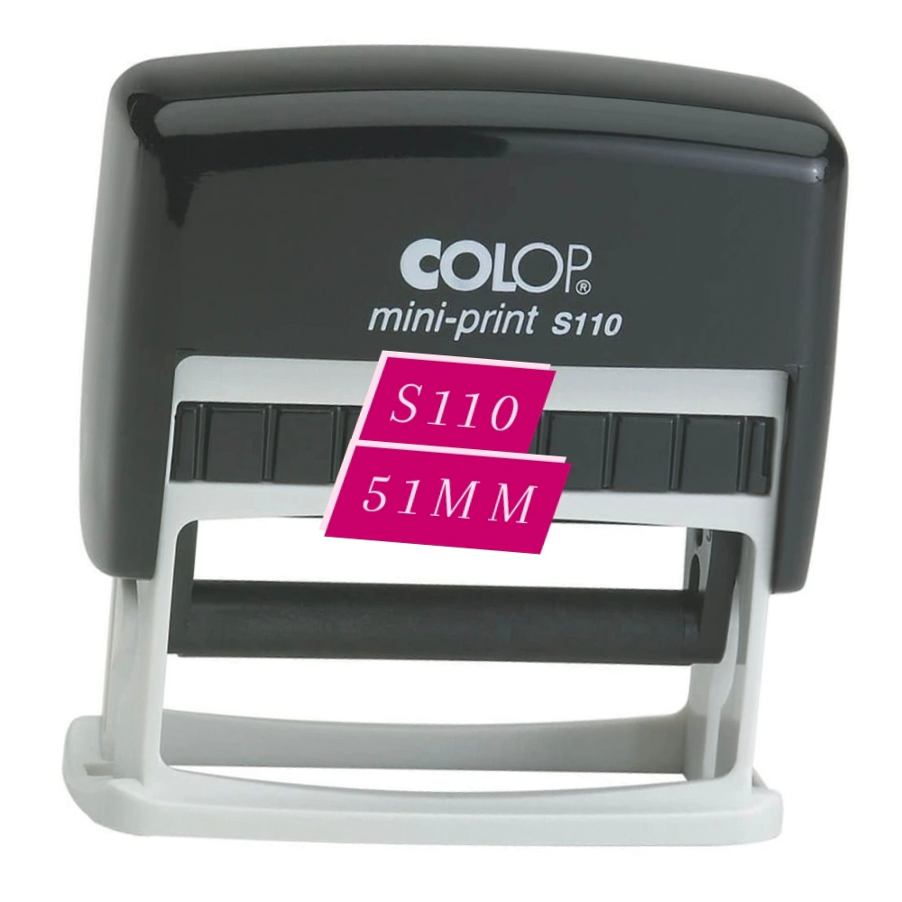 COLOP PRINTER LINE PRINTER S110 SEIF-INKING STAMP& CASING ( READY STOCK ...