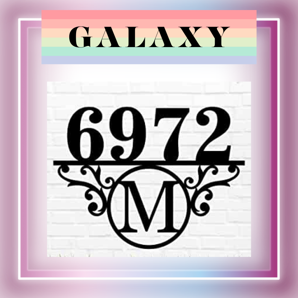 Stainless Steel Custom Made House Number Plate & Address Sign ( 3D ...