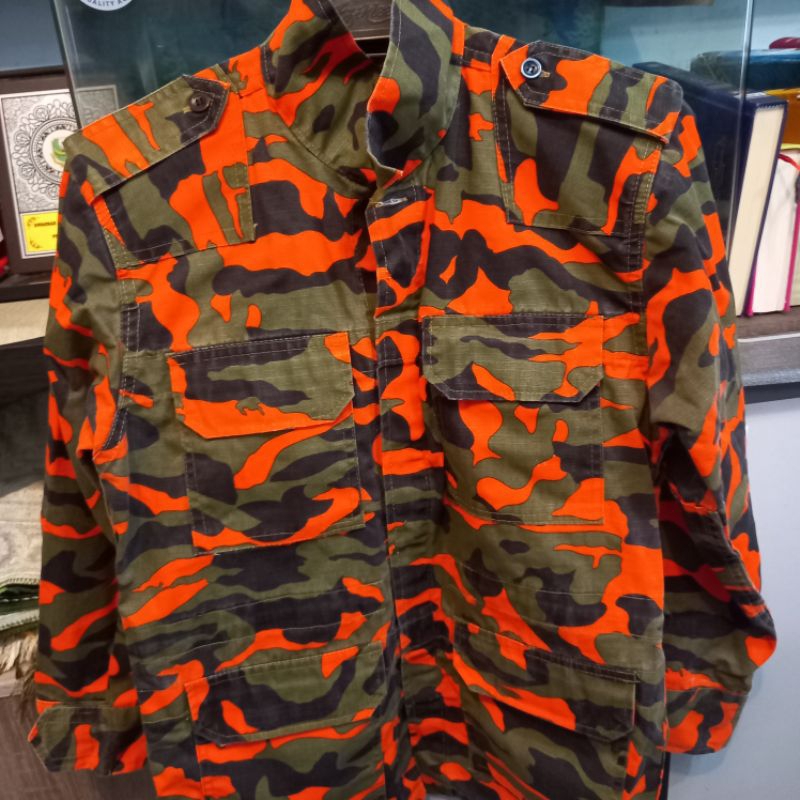 Baju Celoreng Bomba (PRELOVED) unit beruniform kadet bomba | Shopee ...