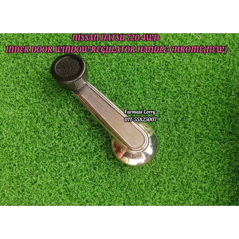 NISSAN DATSU 720 4WD INDER DOOR WINDOW REGULATOR HANDLE CHROME(NEW ...