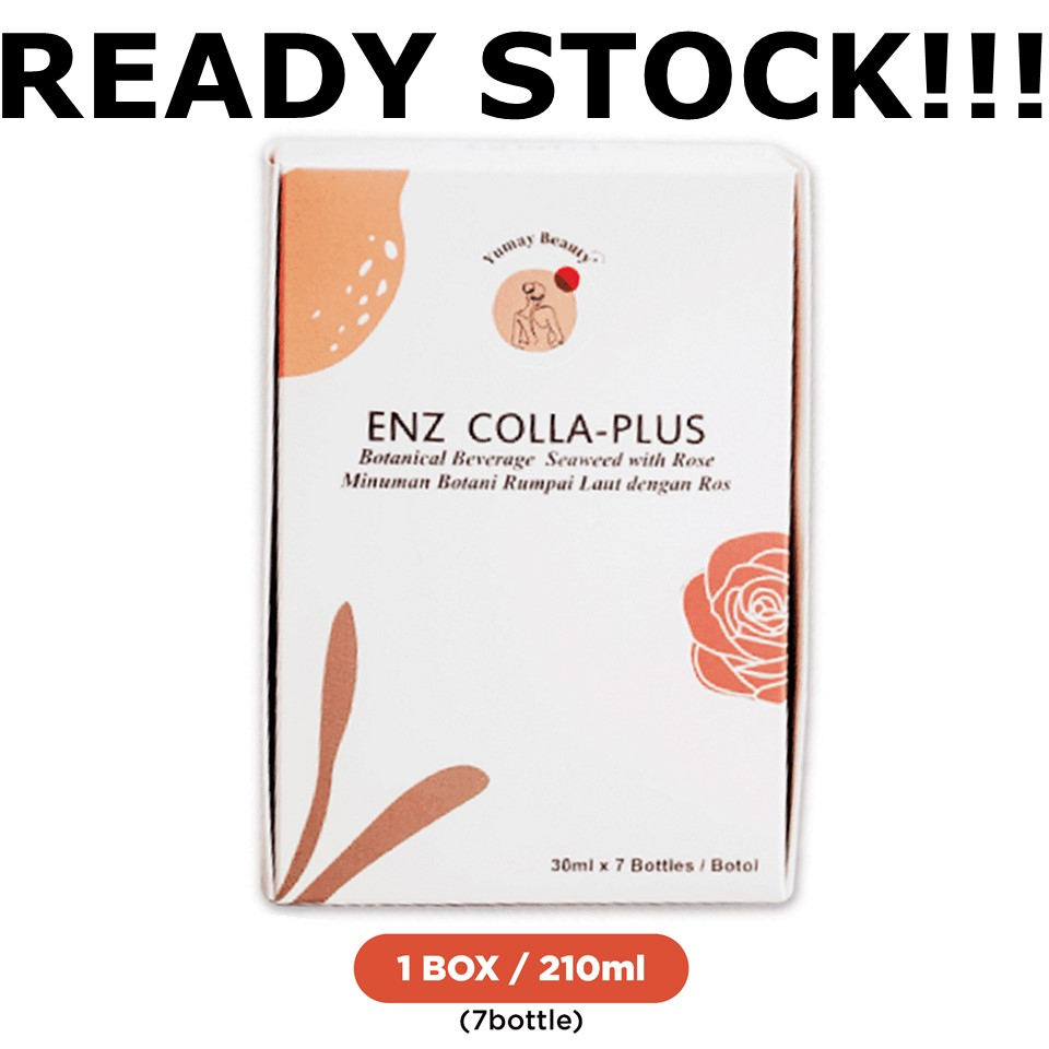 Yumay Enz-Colla Plus Anti Aging Collagen Drink Anti Wrinkles Brightening Whitening Moisture ...