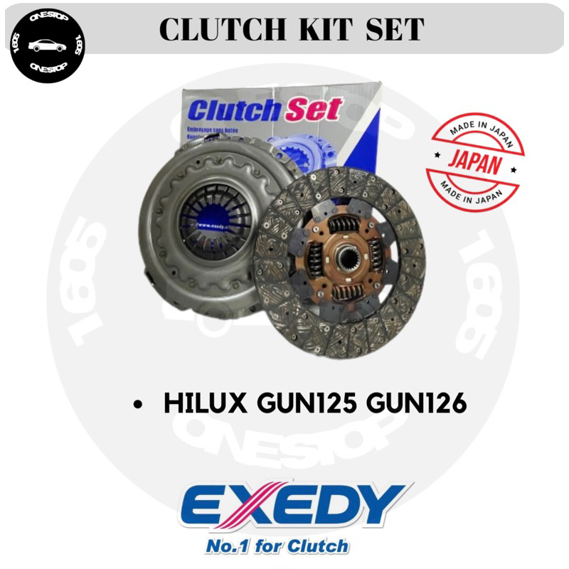 TOYOTA HILUX REVO GUN125 GUN126 JAPAN EXEDY DAIKIN CLUTCH KIT SET ...