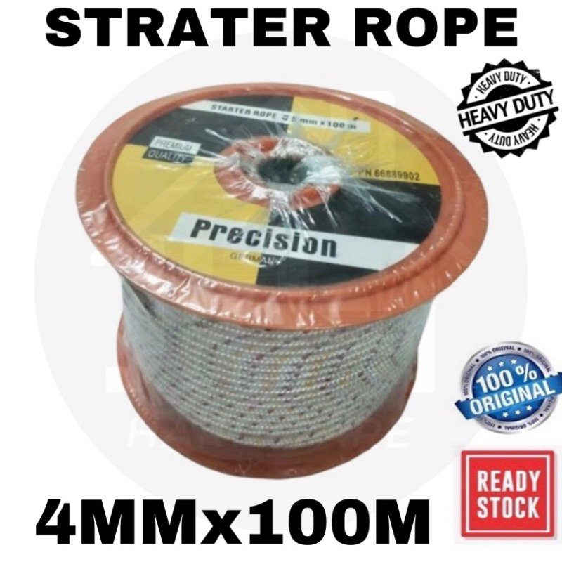 (HEAVY DUTY) STRART ROPE 4MMx100M | Shopee Malaysia