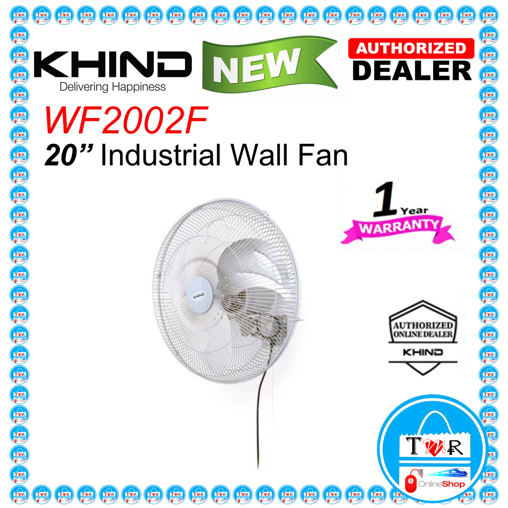 KHIND 18" INDUSTRIAL WALL FAN WF1802F / WF2002F / WF1802B / WF2002B ...