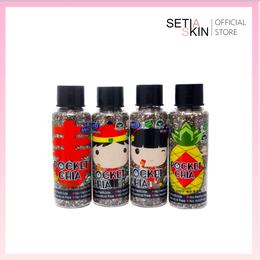 Pocket Chia Seeds Organic and Halal by LOVE EARTH 4 x 28g | Shopee Malaysia